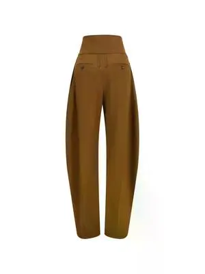 FERRAGAMO High-waisted Pleated Trousers