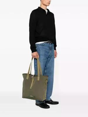 A.p.c. Logo-detail Buckle-strap Shoulder Bag