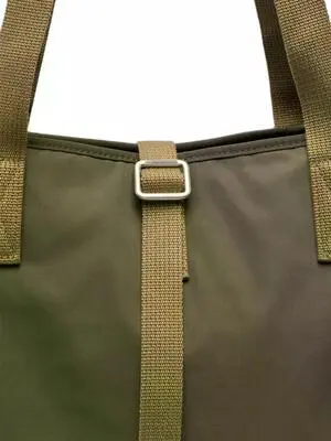 A.p.c. Logo Detail Buckle-strap Shoulder Bag - Green