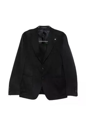 Tagliatore Single-breasted Buttoned Blazer - Blue