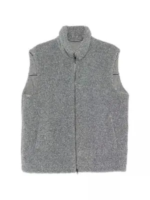 Herno Faux-fur High-neck Gilet