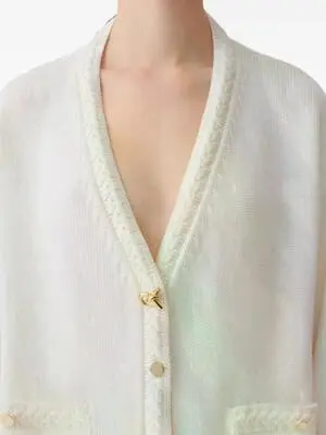 Fabiana Filippi Braid-trimmed V-neck Cardigan