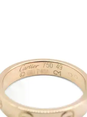 Cartier Mini Love Ring In 18k Rose Gold - Pink