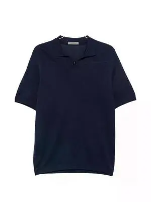 Corneliani Short-sleeve Polo Shirt - Blue