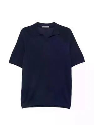 Corneliani Short-sleeve Polo Shirt - Blue