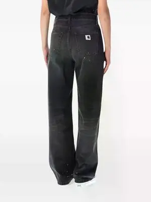 Carhartt Work In Progress Paint-splatter Straight-leg Jeans