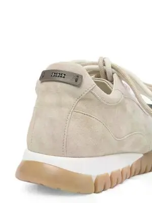 Peserico Panelled Suede Sneakers