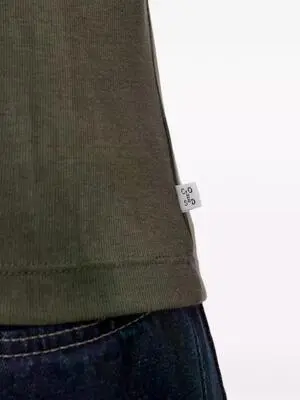 Closed Cap-sleeve T-shirt