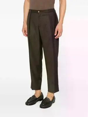 BRIGLIA 1949 Pleated Pressed-crease Trousers