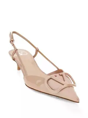 Valentino Garavani Vlogo Signature Slingback Pumps