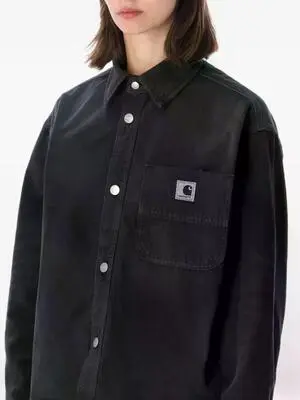 Carhartt Work In Progress Georgia Logo-patch Button-up Shirt Jacket