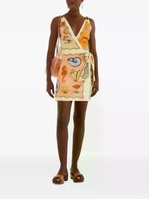 Farm Rio Rio Souvenir Scarf-print Top