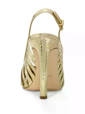 Michael Kors Leather Caged Sandals