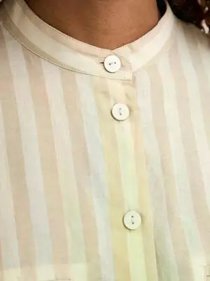 BENETTON Striped Button-up Shirt