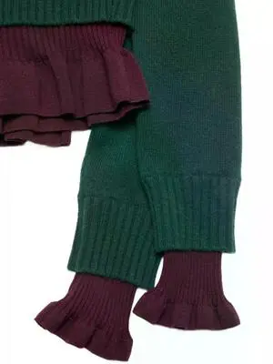 Acne Studios Layered Ruffled Sweater