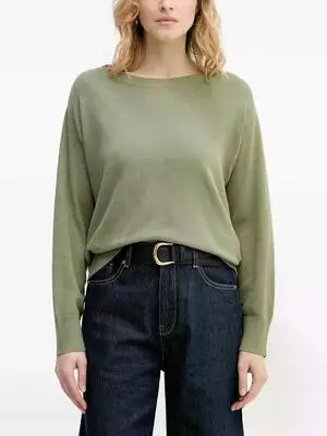 BENETTON Ribbed-trim Sweater - Green