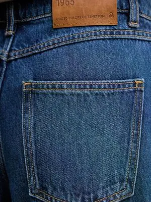 BENETTON Faded Turn-up Jeans