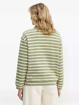 BENETTON Striped Long-sleeve Polo Shirt