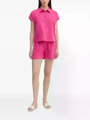 GAUDI Button-up Cap-sleeve Shirt