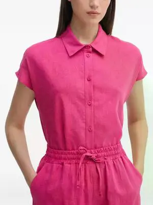 GAUDI Button-up Cap-sleeve Shirt