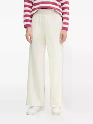 BENETTON Elasticated-waist Raw-cut Track Pants - Neutrals