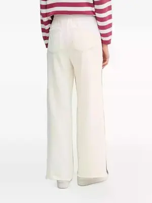 BENETTON Elasticated-waist Raw-cut Track Pants