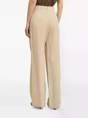 GAUDI Pin-tucked Wide-leg Trousers