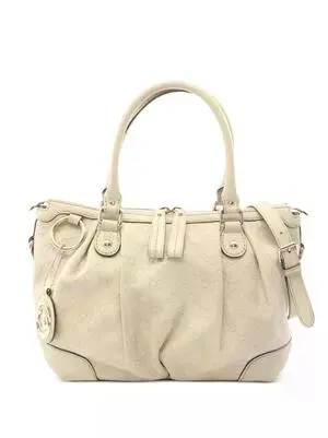 Gucci Sukey Leather Tote Bag - Neutrals
