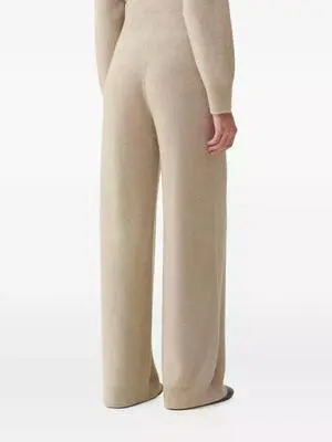 Fabiana Filippi Sequin-embellished Wide-leg Trousers - Neutrals