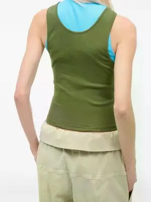 Staud Layered Tank Top - Green