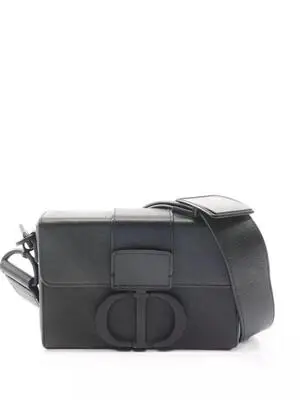 Dior 30 Montaigne Box Shoulder Bag - Black