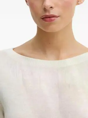 BENETTON Boat-neck Long-sleeve Sweater