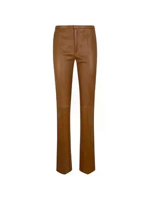 Stouls Seam-detail Leather Trousers