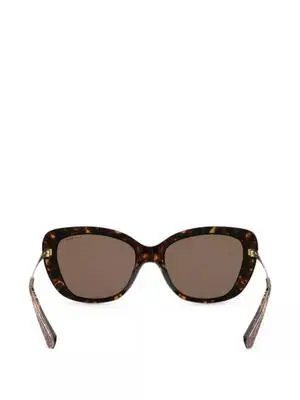 COACH Tortoiseshell-effect Cat-eye Sunglasses