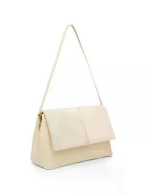 Manu Atelier The Fold Leather Shoulder Bag - Neutrals