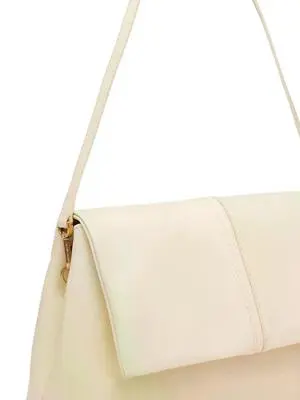 Manu Atelier The Fold Leather Shoulder Bag - Neutrals