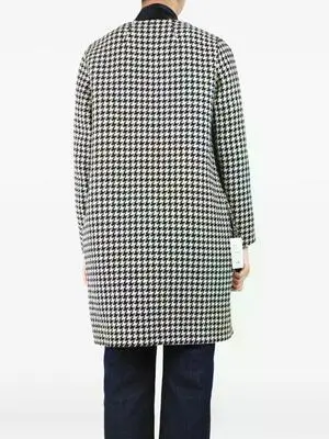 Max Mara Houndstooth Button-up Coat