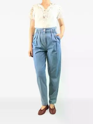 See By Chloé Pleated Tapered Jeans