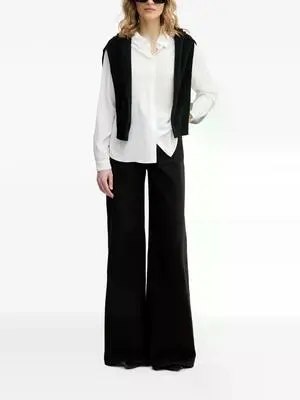 BENETTON Long-sleeve Button-down Shirt - White