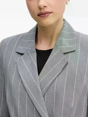 BENETTON Pinstripe Double-breasted Blazer