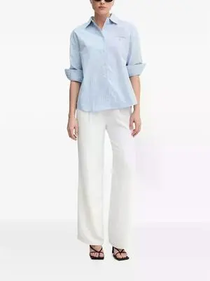 BENETTON Seersucker Button-down Shirt