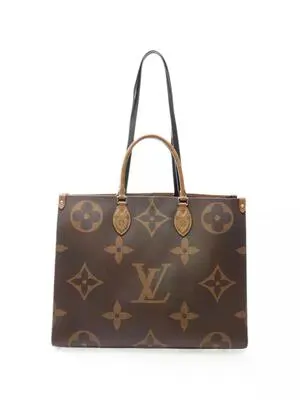 LOUIS VUITTON 2021s Monogram On-the-go Tote Bag - Brown