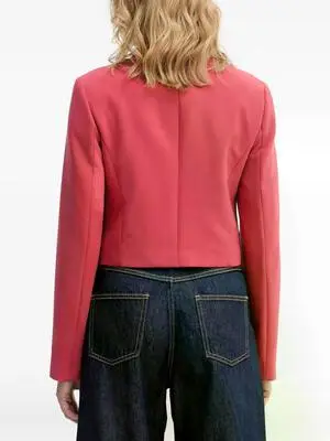 BENETTON Cropped Notch-lapel Blazer