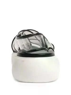 Prada Cloudbust Touch-strap Sandals - White