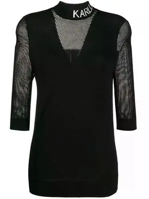Karl Lagerfeld Paneled T-shirts For Women