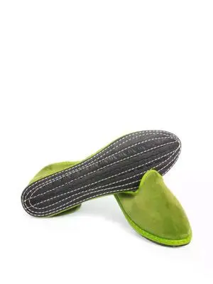 Closed Velvet Slippers