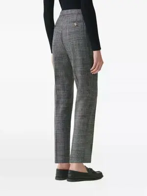 Fabiana Filippi Charcoal Tweed Tailored Trousers