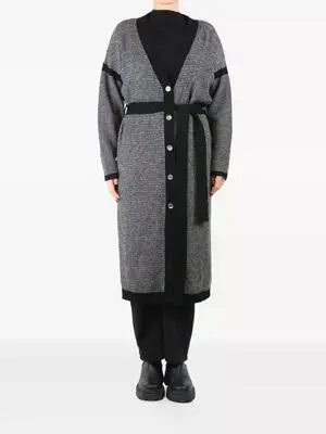ERES Belted Longline Cardigan - Grey