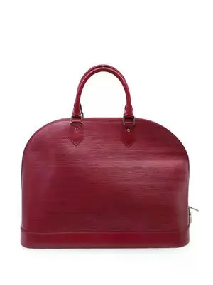 LOUIS VUITTON Alma Mm Top Handle Bag - Red