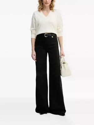 BENETTON V-neck Drop-shoulder Sweater